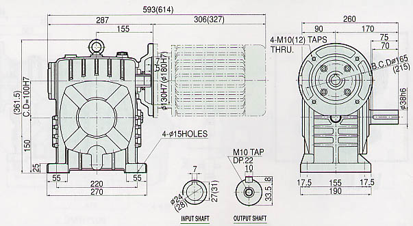 Macro21 Co. 웜기어드모터(WUM-100)