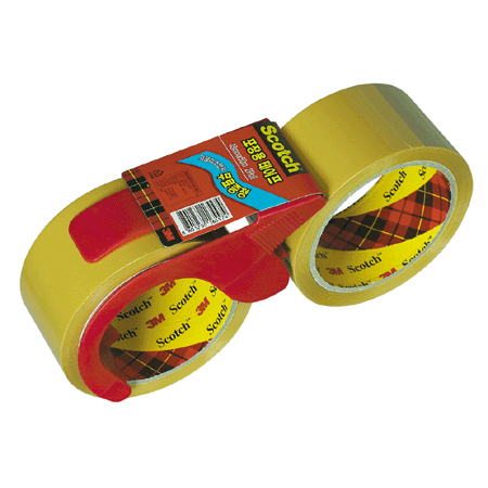 Macro21 Co. 3M포장용 불투명 테이프 2개 1셋트+디스펜서(#3609-2FD Tan 48mmX50m)[3M0591]